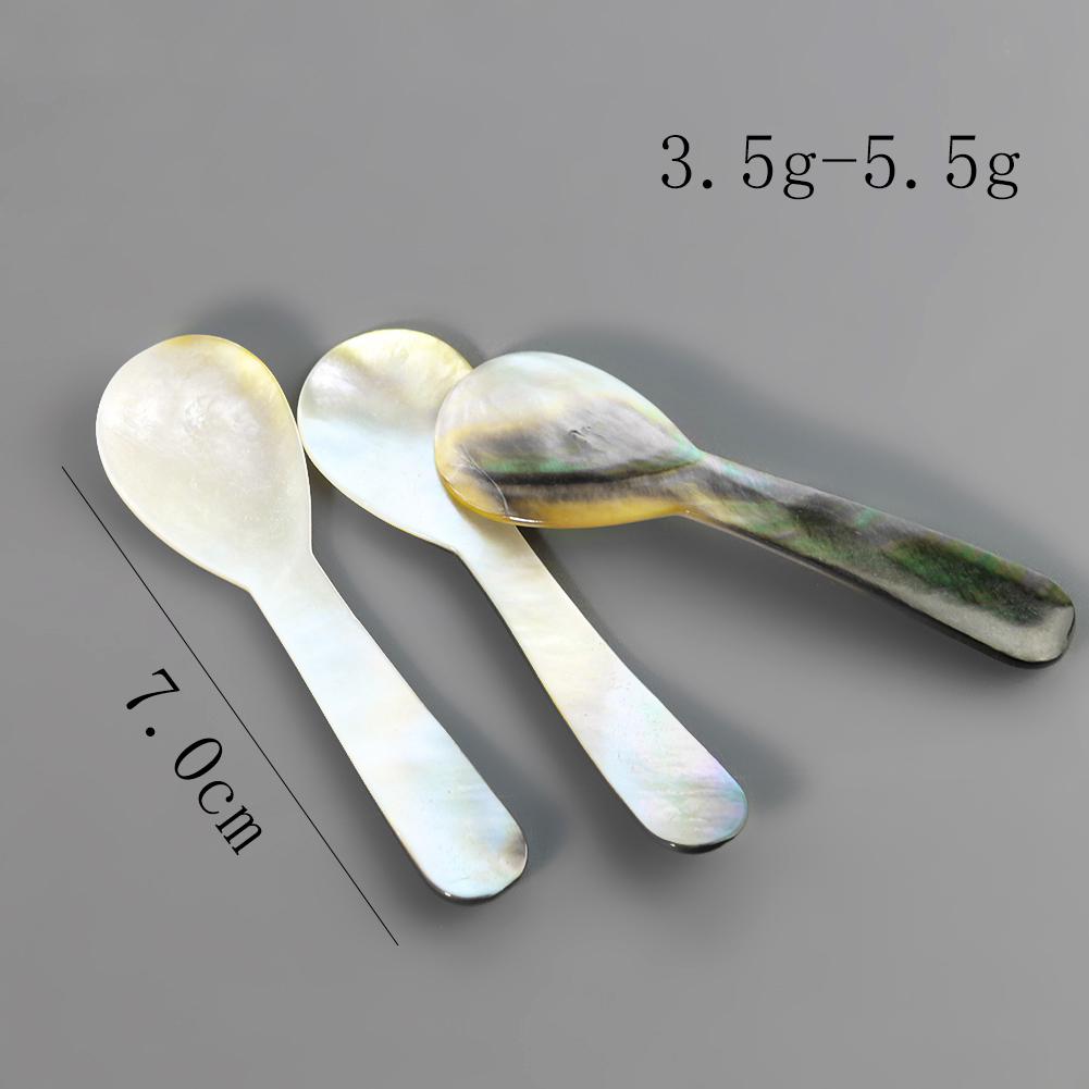 Natural Black Mother of Pearl Seashell Handle Coff... – Grandado