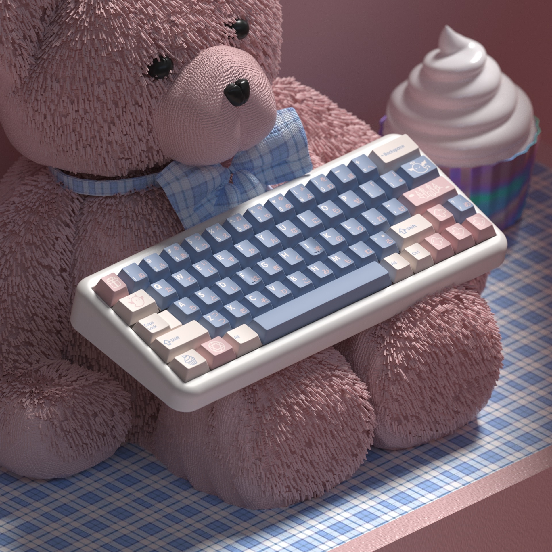 DOMIKEY Zero-G Studio Cherry Profile Keycaps For M... – Grandado