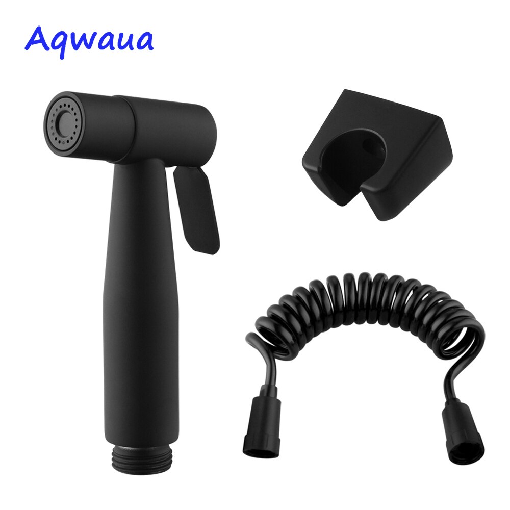 Aqwaua Black Toilet Bidet Hand Sprayer Shower Head... – Vicedeal