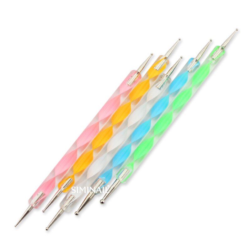 5Pcs Set 2Way Usage Dotting Pen Nail Art Paint Acr... – Vicedeal