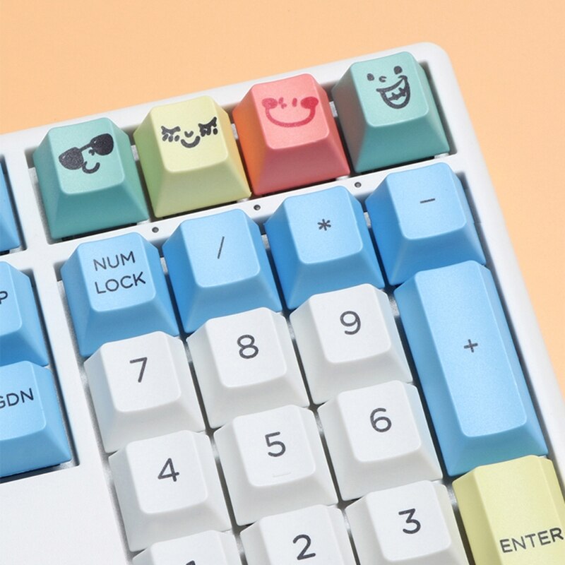 Cherry Profile ANSI 117 Key PBT Chalk Sleeve Keyse... – Grandado