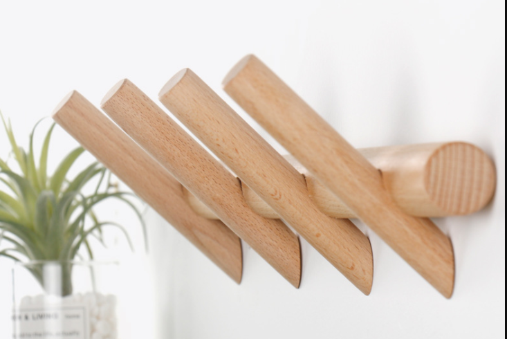 solid wood coat hook behind the door fitting room ... – Grandado