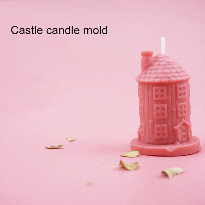 3D Castle Shape Candle Molds Aroma Plaster Clay Cr... – Grandado