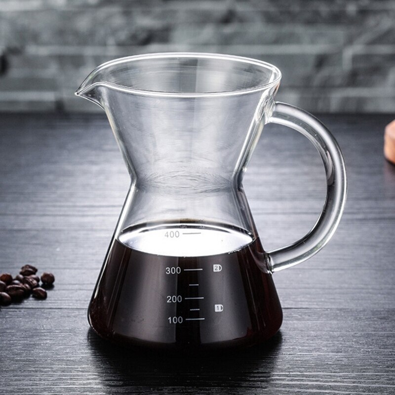 400Ml Pour Over Coffee Maker Drip Thicken Glass Co... – Grandado