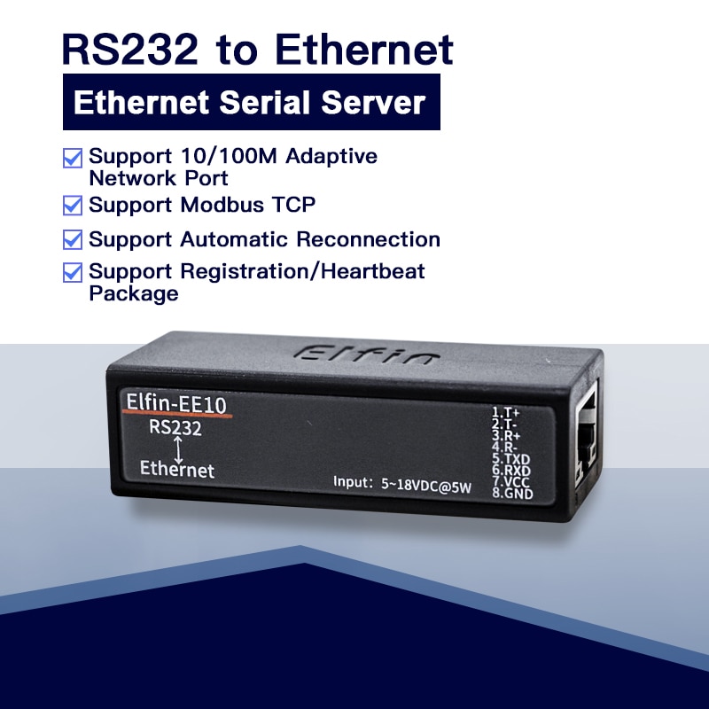 Rs232 Serial Port To Ethernet Server Converter Mod Grandado