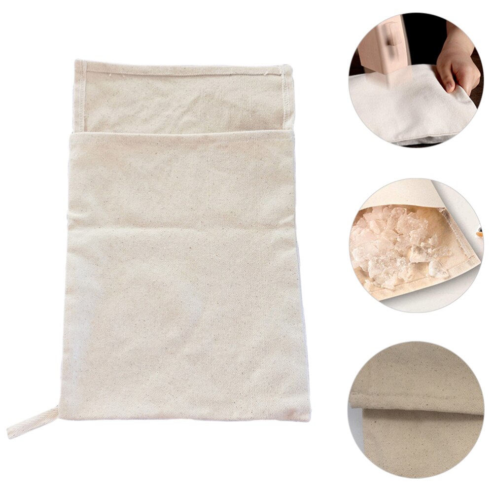 Reusable Canvas Ice Bag Bar Dried Ice Crushing Bag... – Vicedeal