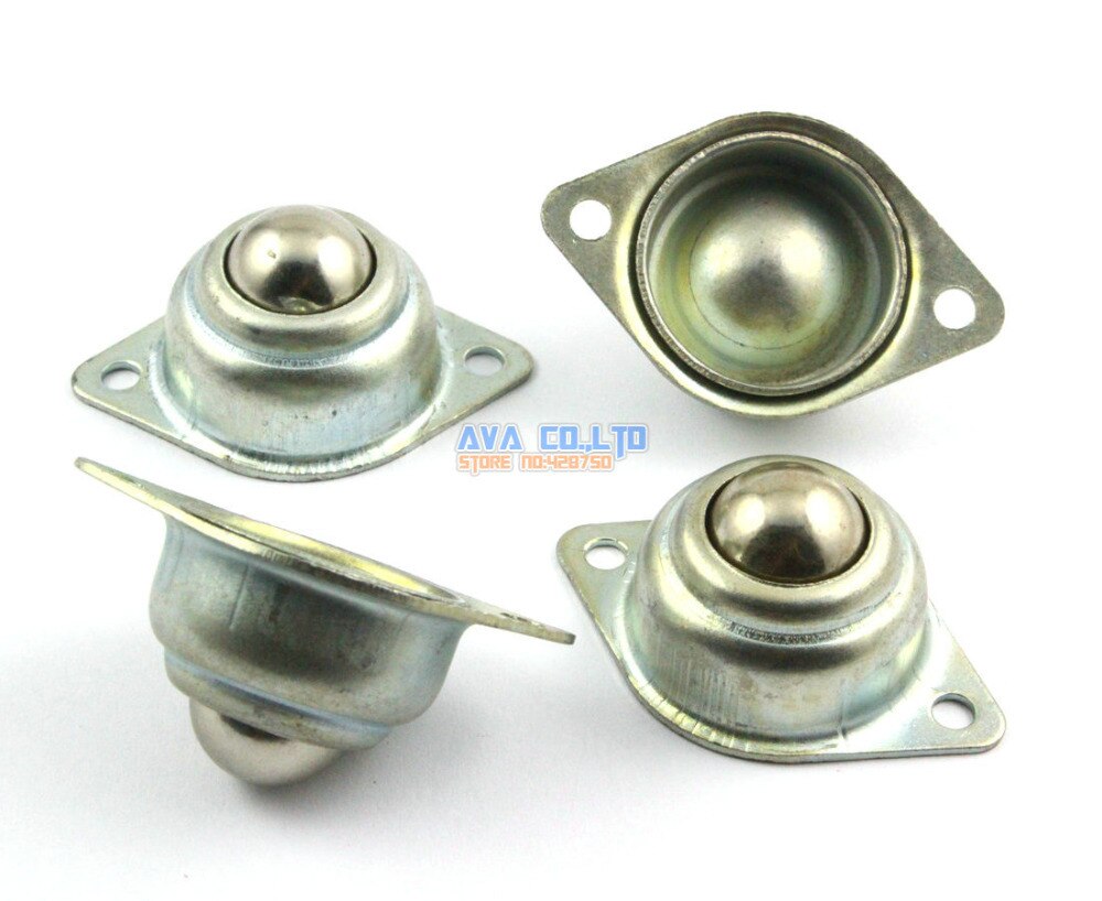 8 Pieces Flange Mount 5/8" Ball Transfer Bearing Unit Conveyor Roller ...