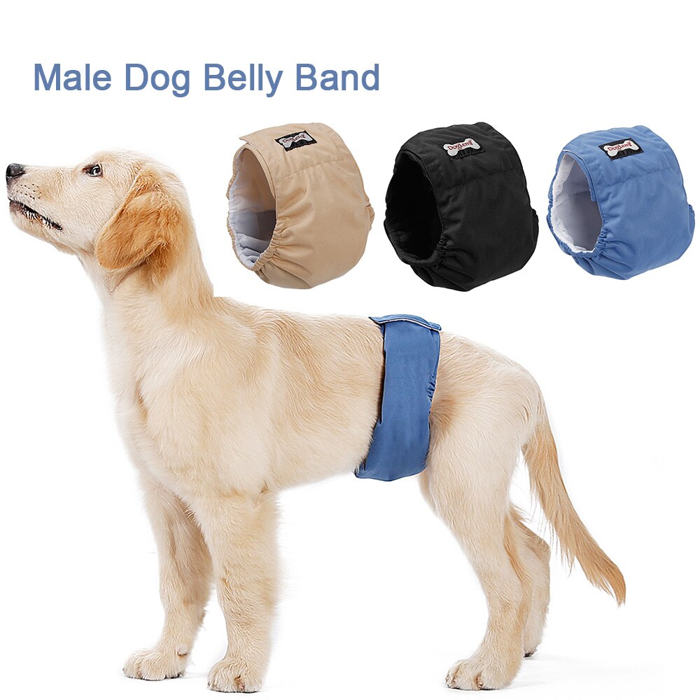 Male Dog Belly Band Wrap Washable Waterproof Pet d... – Grandado
