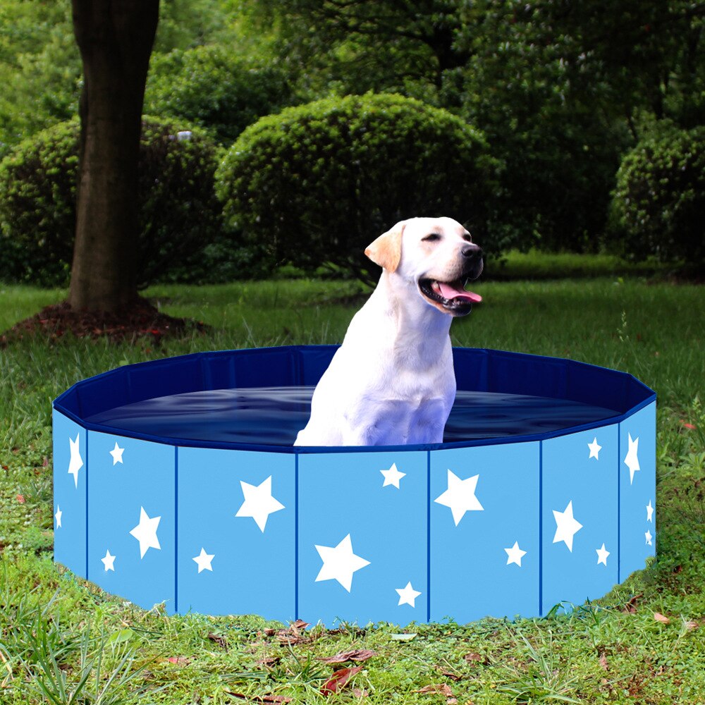 PVC Foldable Pet Dog Cat Swimming Pool PVC Washing... – Grandado