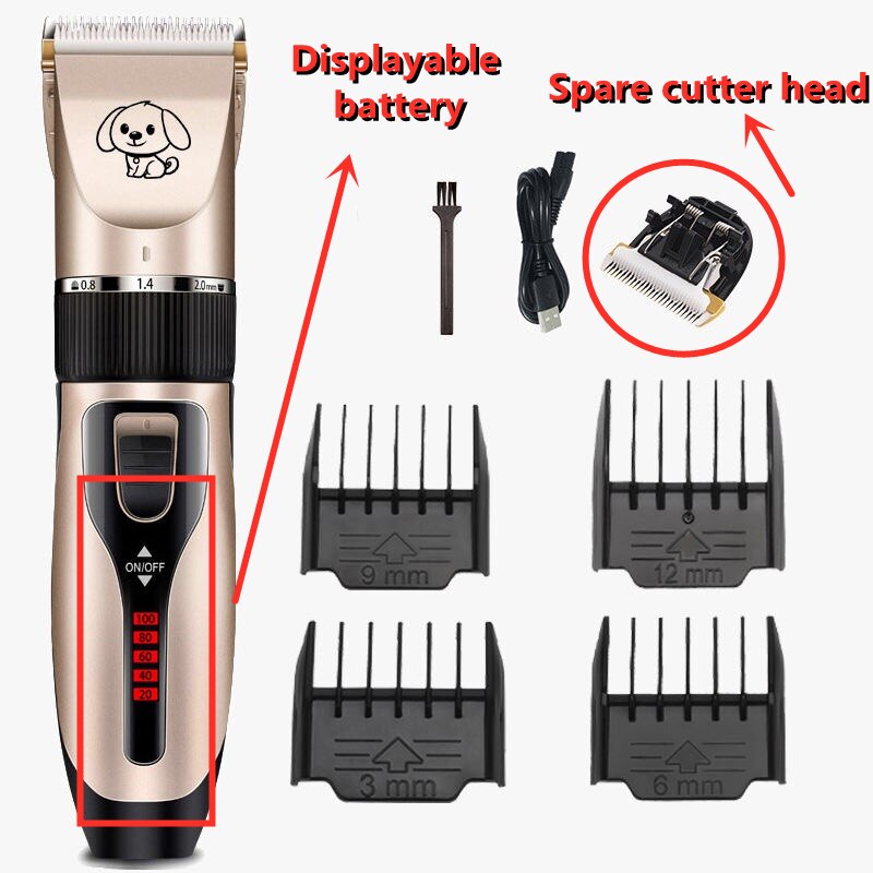 Pet Dog Hair Trimmer Animal Grooming Clippers Cat ... – Vicedeal