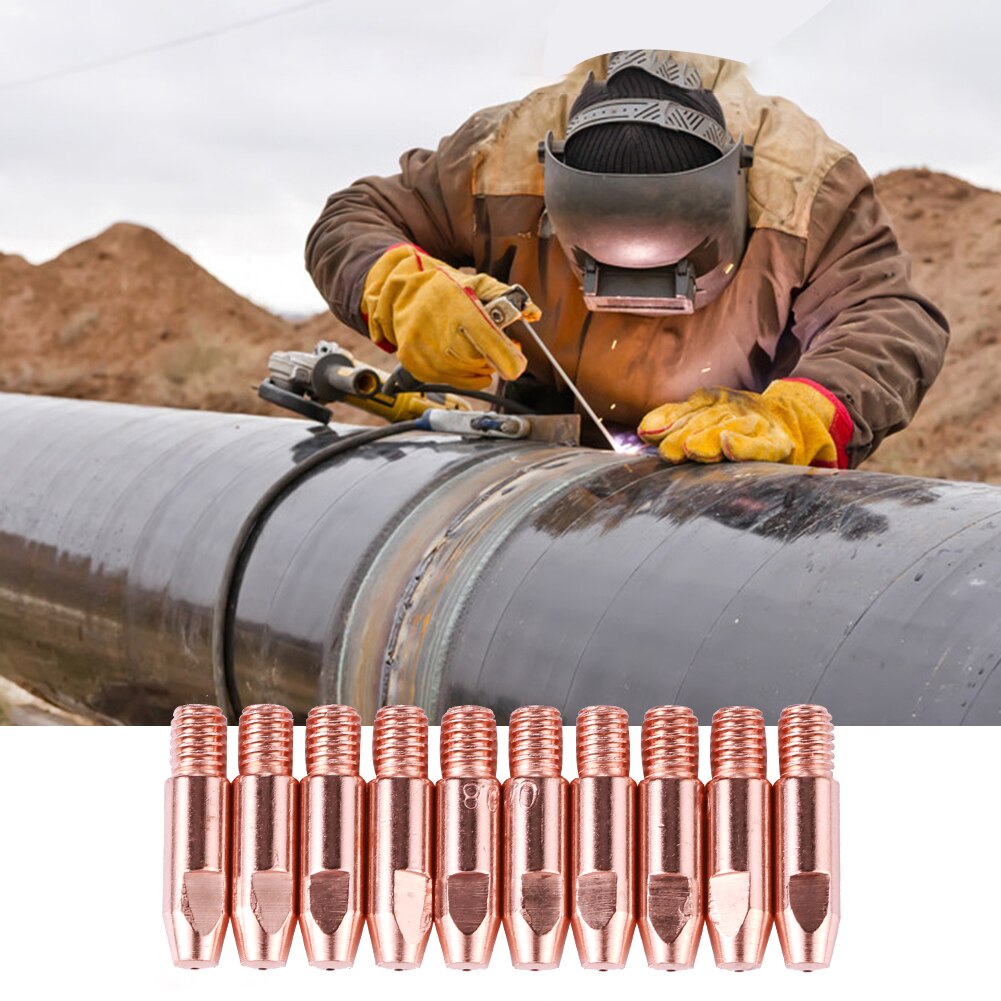 20pcs Binzel Gas Nozzle Copper Contact Tips 0.8/1.... – Grandado