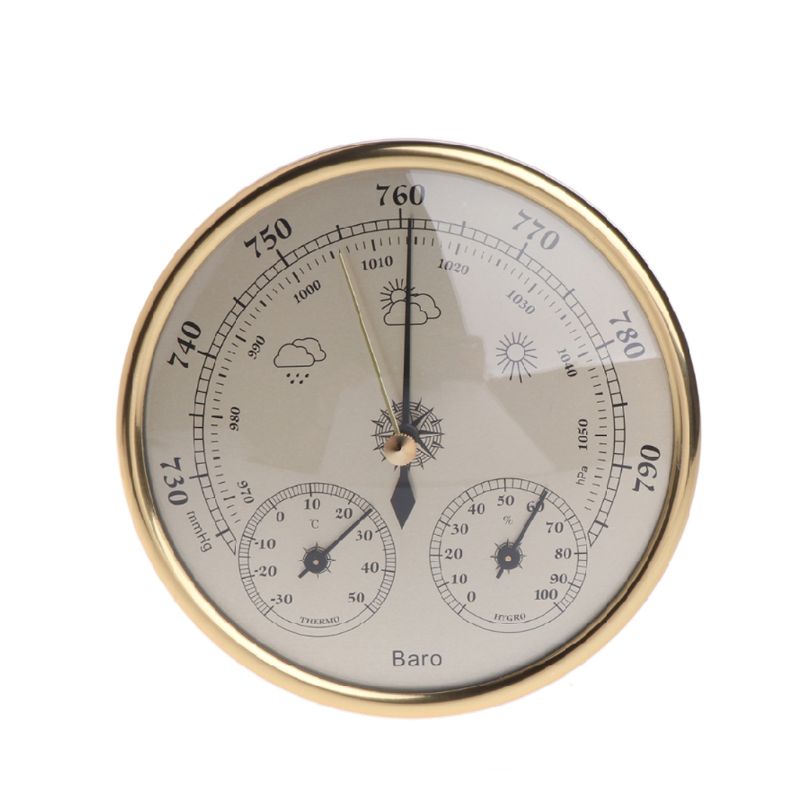 130mm Atmospheric Pressure Temperature Hygrometer ... – Vicedeal