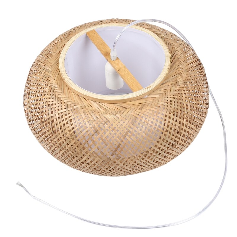 Bamboo Lampshade, Pendant Ceiling Shade, DIY Wicke... – Vicedeal