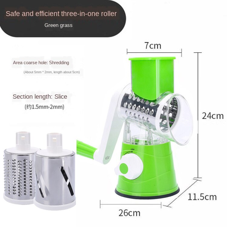 Multifunctionele Roterende Rasp Plantaardige Geras... – Vicedeal