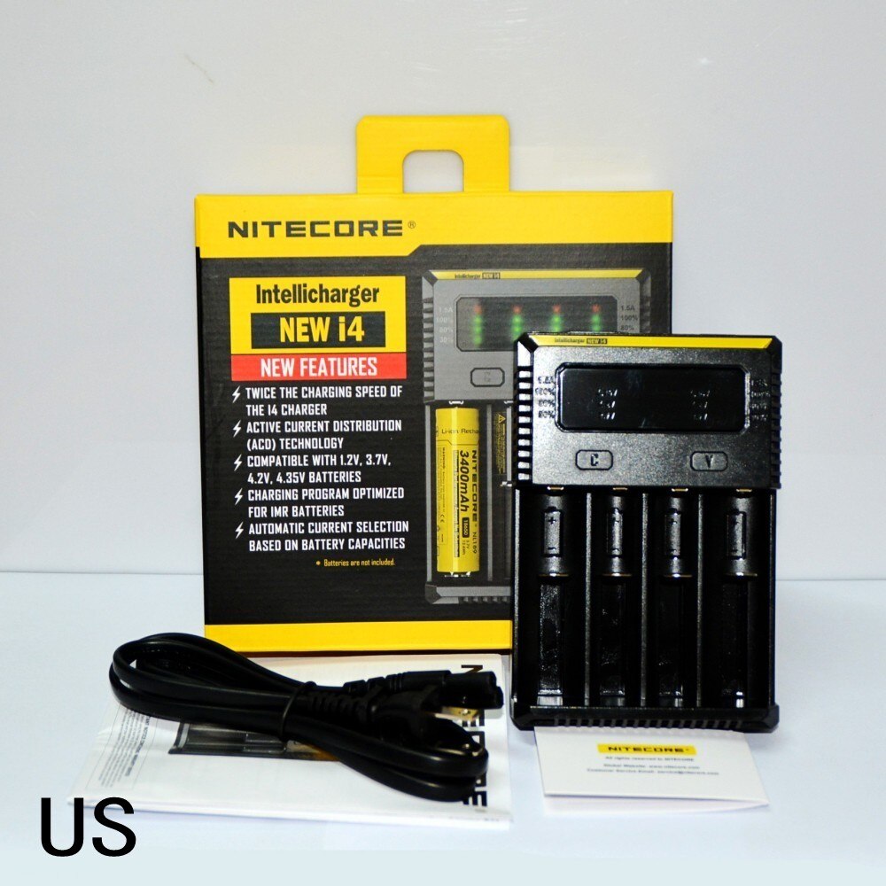 100% Original Nitecore I4 Digicharger Battery Char... – Grandado
