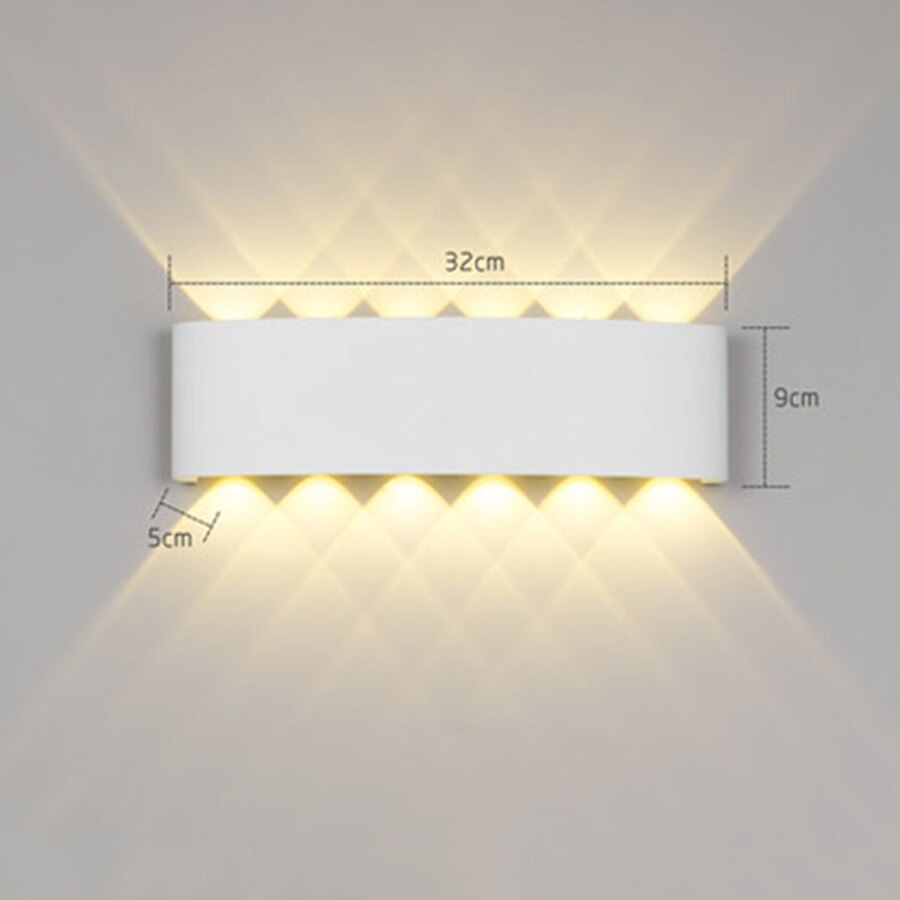 BEIAIDI 8W 12W Creatieve Outdoor Led Wandlamp Wate... – Vicedeal