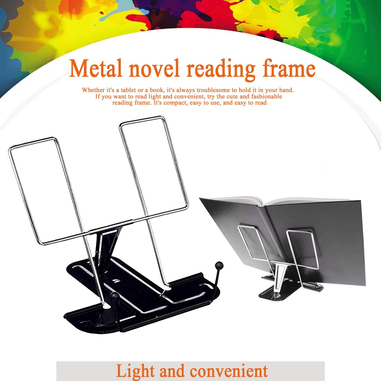 1 Pcs Boekensteunen Draagbare Opvouwbare Verstelba... – Grandado