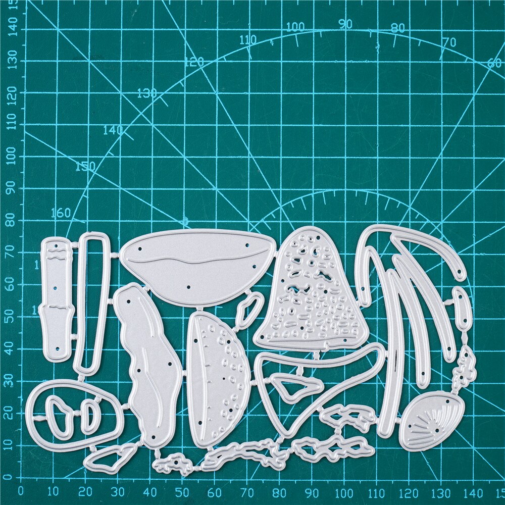 InLoveArts Craft Mushrooms Metal Cutting Dies Sten... – Vicedeal