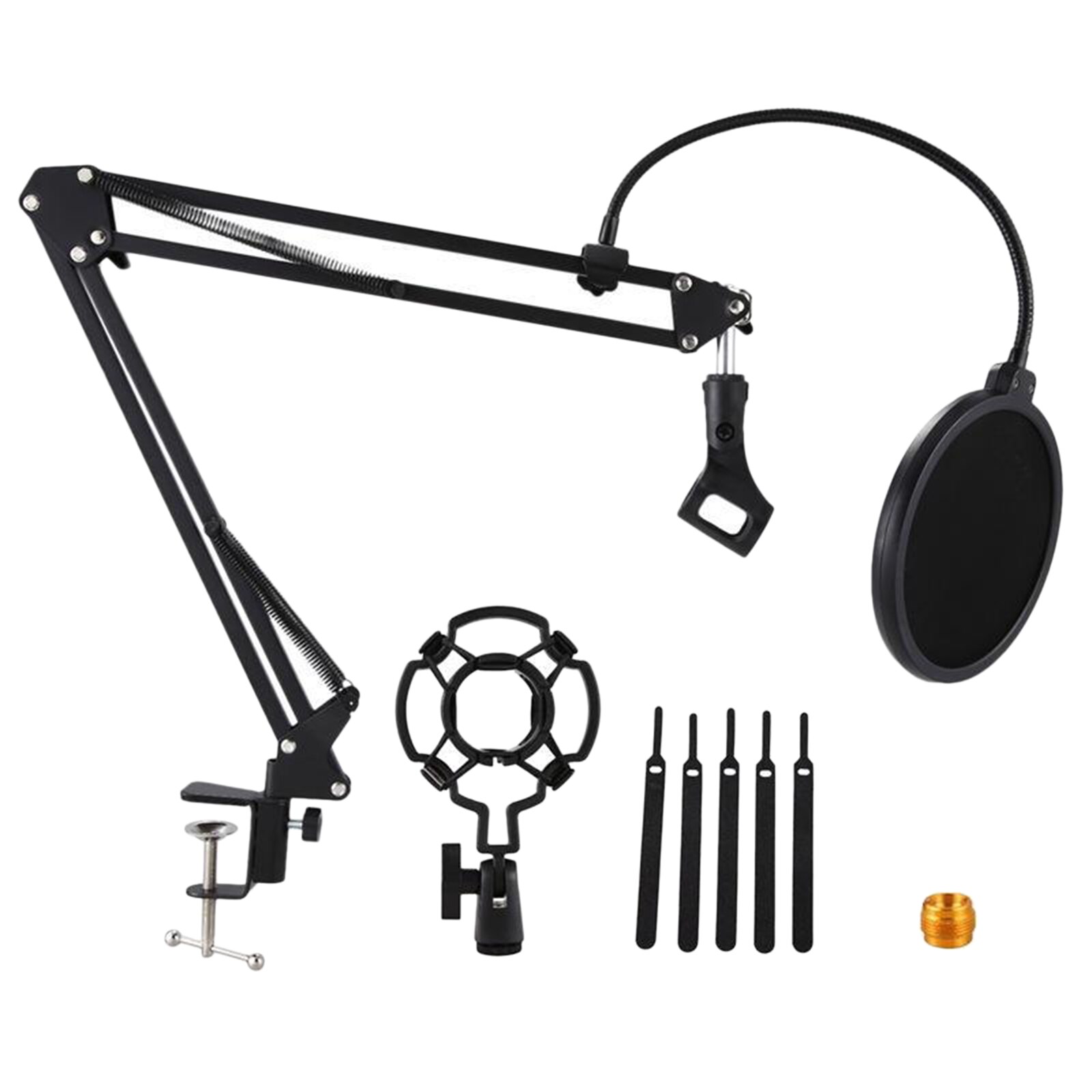 Desktop Mic Boom Scissor Arm Stand with Mic Holder... – Grandado