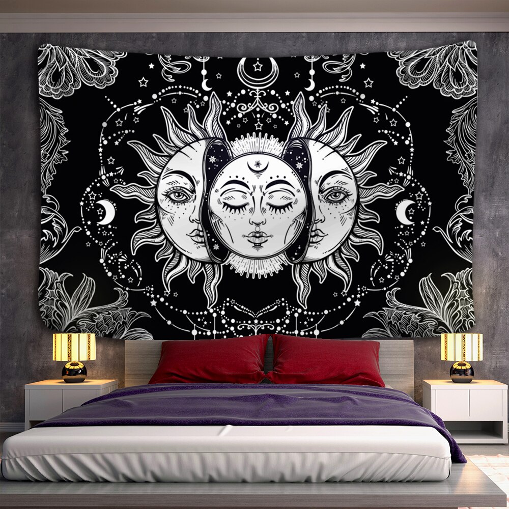 Creatieve Lijn Trekken Tapijt Muur Opknoping Boho ... – Grandado