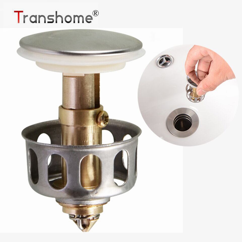 Transhome Universal Wash Basin Bounce Drain Filter... – Vicedeal