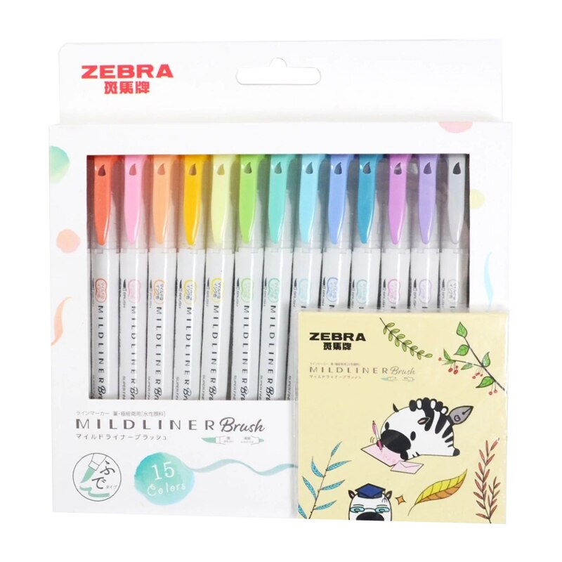 Zebra WFT8 MildLiner Double Tip Highlighter Soft B... – Vicedeal