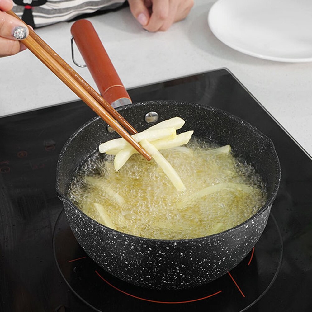 1 Set of Iron Soup Pot Household Wooden Handle Noo... – Grandado