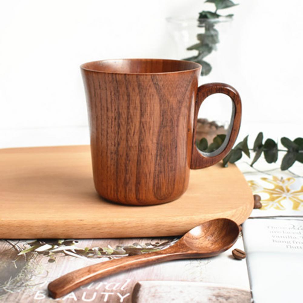 Natural Wooden Beer Mug Retro Large Capacity Tea C... – Grandado