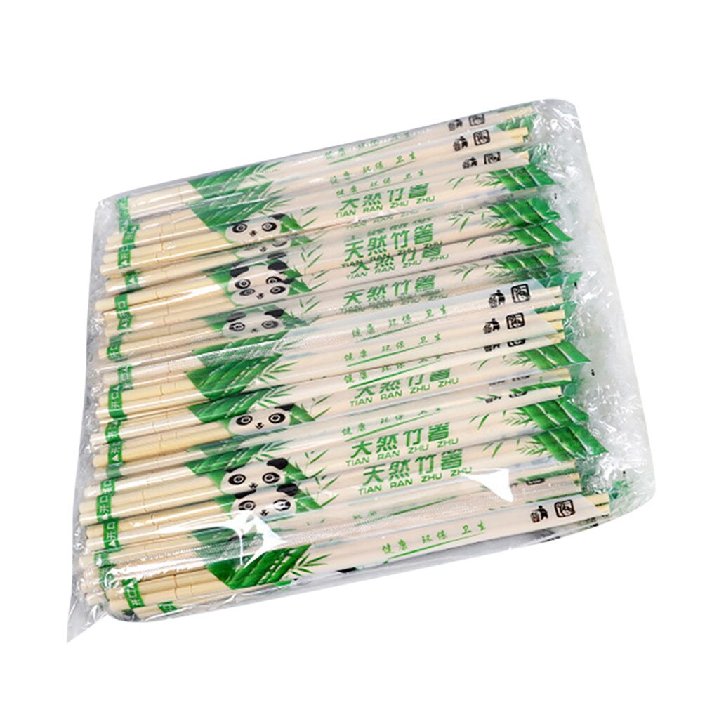 100pairs Disposable Bamboo Wood Chopsticks Restaur... – Grandado
