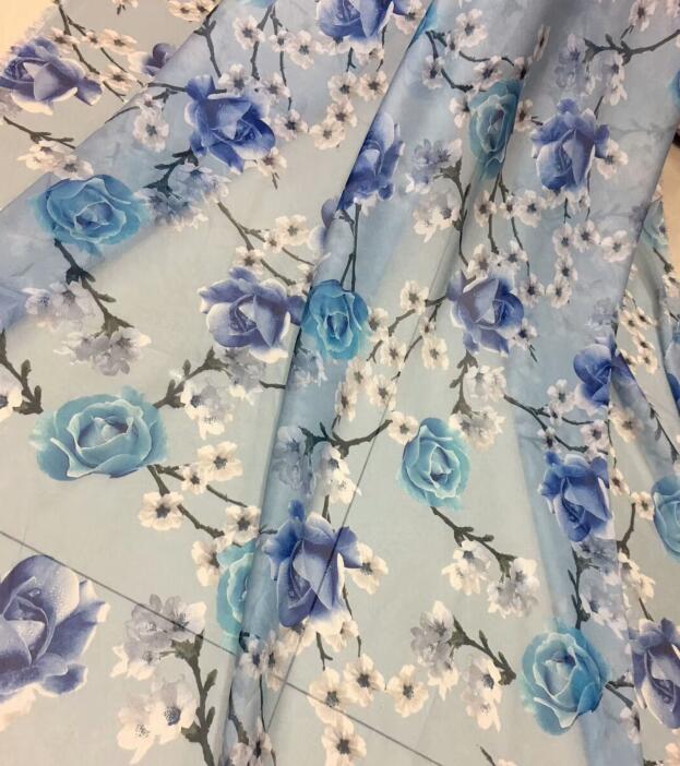 Chiffon Rose fabric polyester fabric Thin fabric s... – Vicedeal