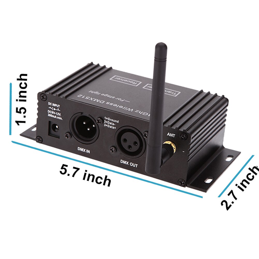 2.4G Wireless DMX 512 Controller Transmitter Recei... – Vicedeal