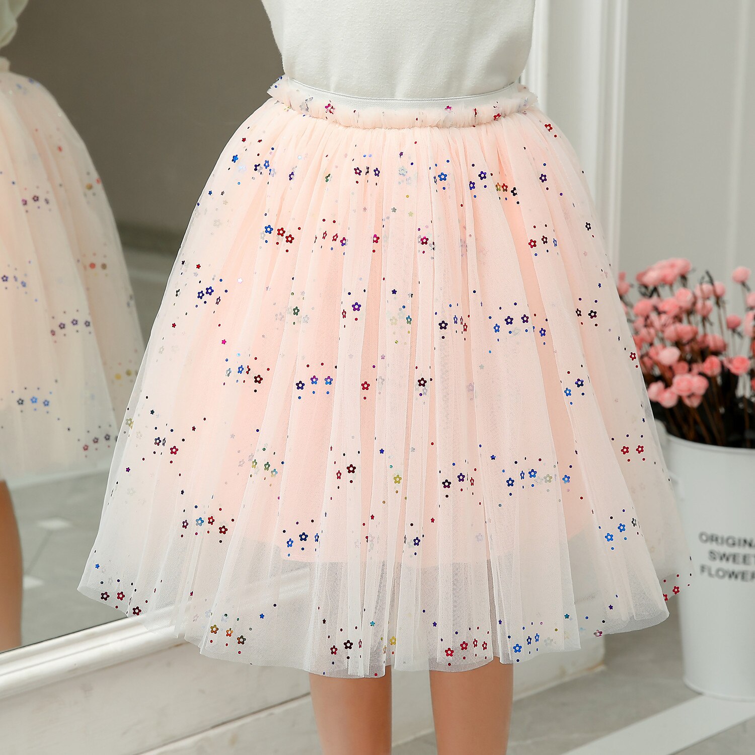 Ins Children Mesh Skirts Spring Summer Girls Short... – Grandado