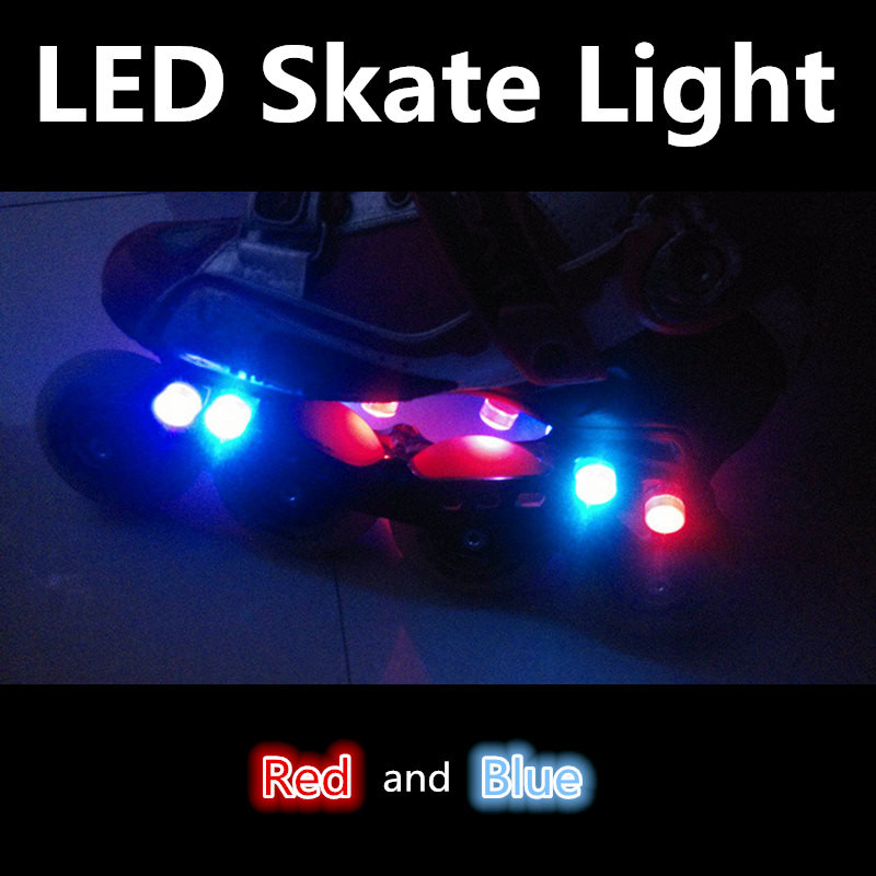 LED Flash Red Blue Roller Skates Light with Batter... – Grandado