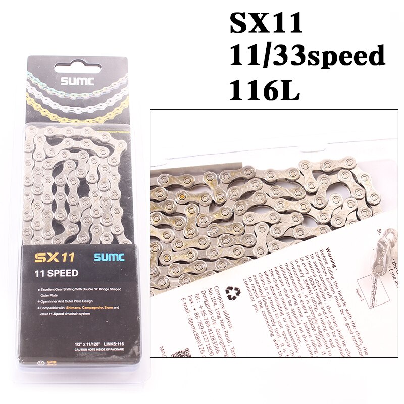 SUMC Bike Chain SX11EL for M7000 M8000 11 22 33 Sp... – Grandado