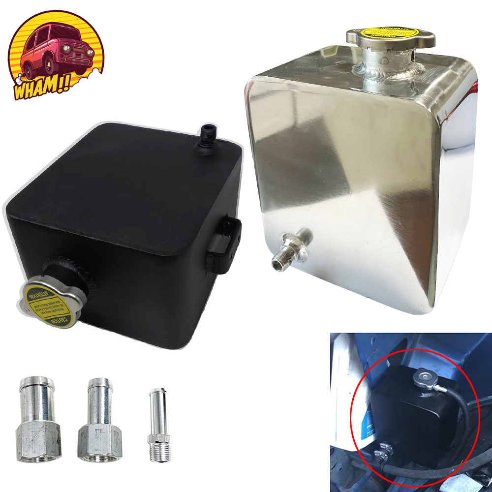 2.5L Aluminum Universal Coolant Radiator Overflow ... – Grandado