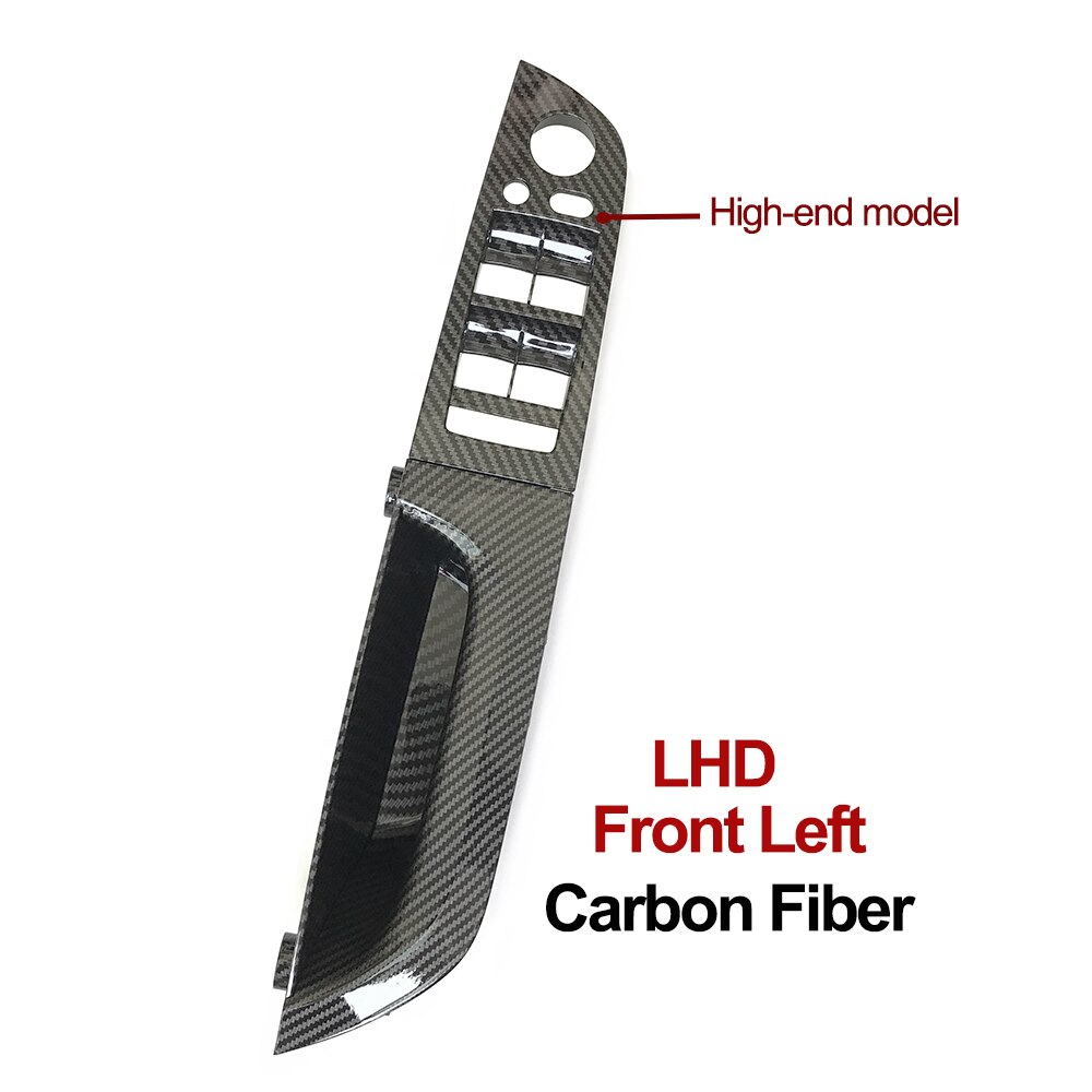 LHD RHD Carbon Fiber Armrest Cover Door Handle Ass... – Grandado