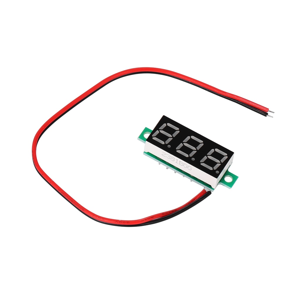 Voltímetro digital, dc 2.5-30v, voltimetro azul e ... – Grandado