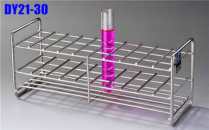 Wire Test Tube Rack Stainless Steel 30Holesx22mm-S... – Grandado