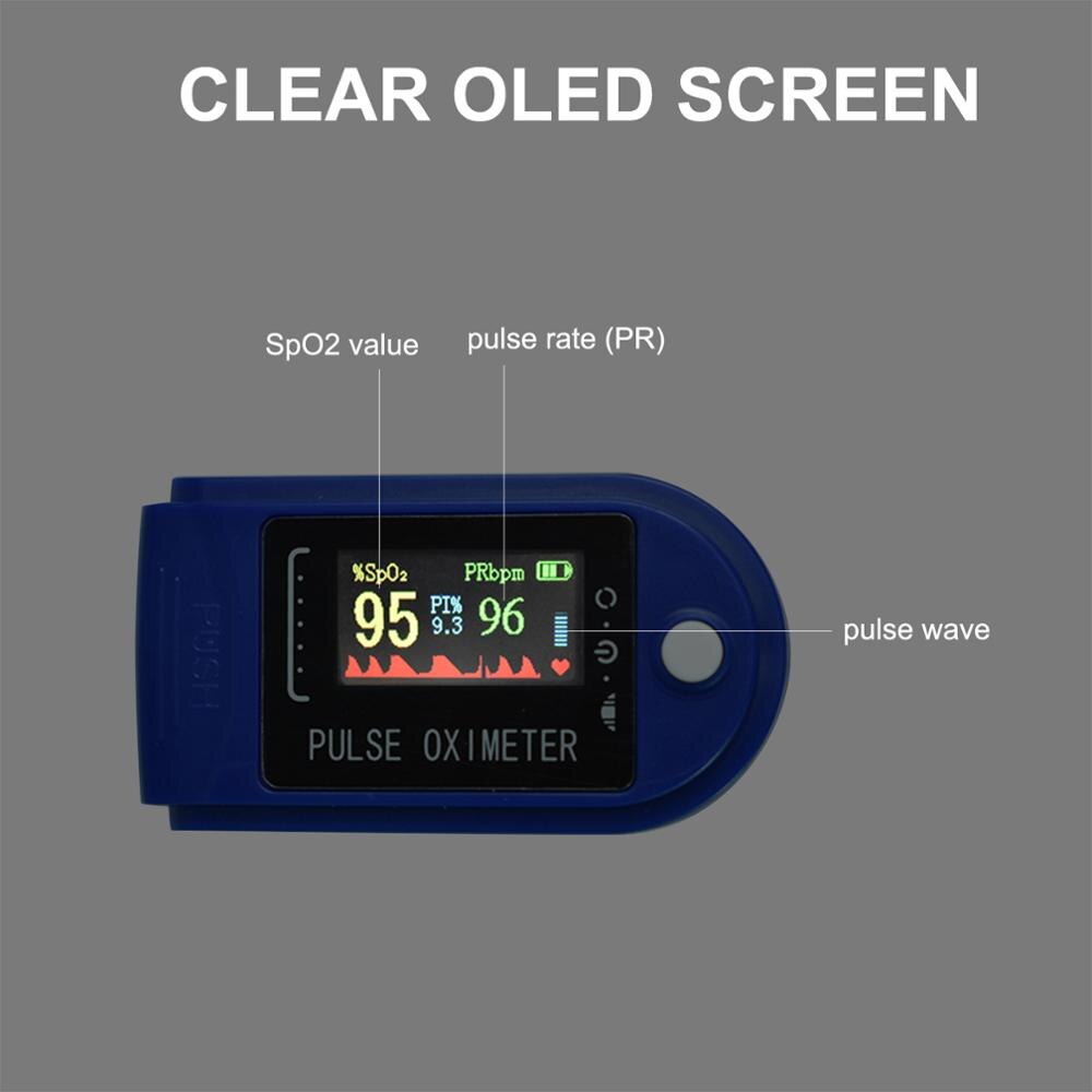 Oxímetro de pulso para dedo portátil medidor de sa... – Grandado