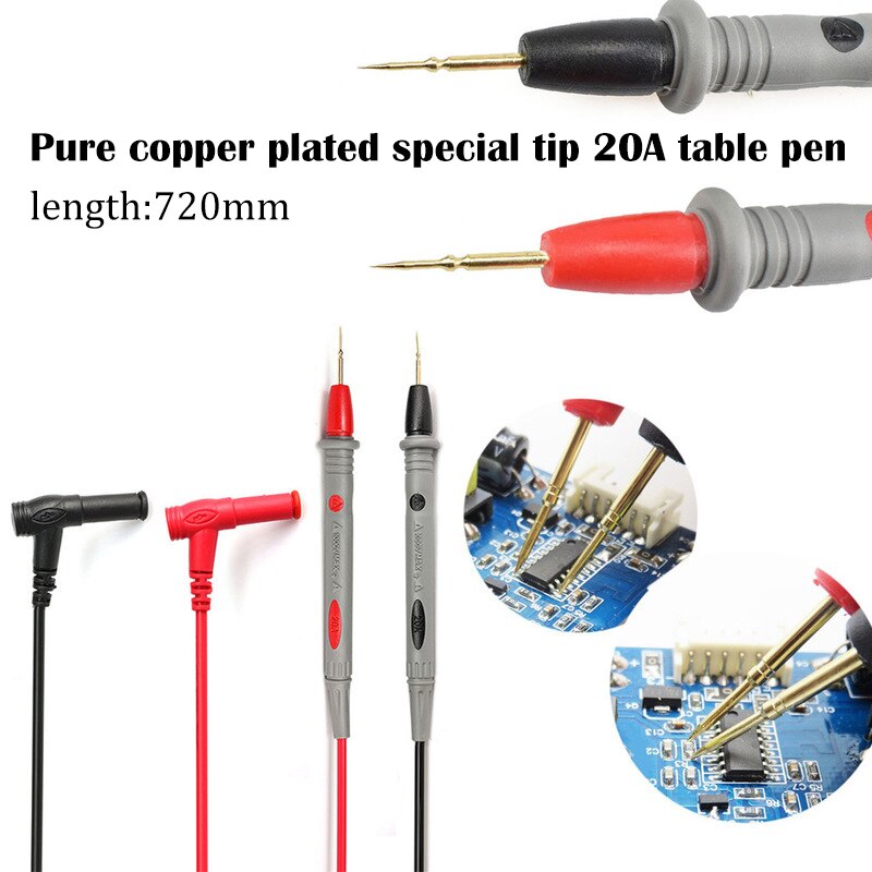 Junejour 1000v 20a sond testledning + klämmor kläm... – Grandado