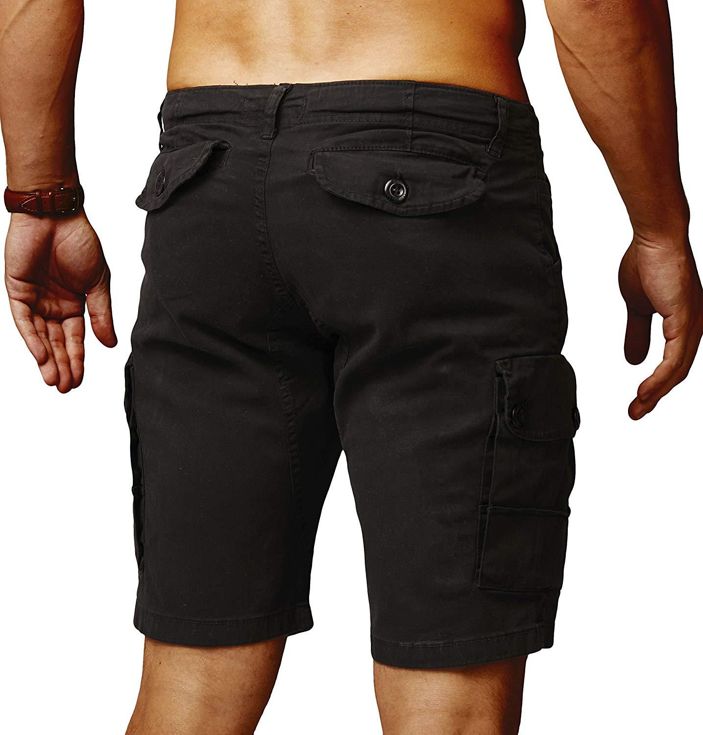 Sommer Mens Casual Solide Shorts Cargo Baumwolle H... – Vicedeal