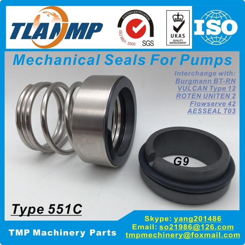 551c mekaniske tetninger med g9 stasjonære seter ... – Vicedeal