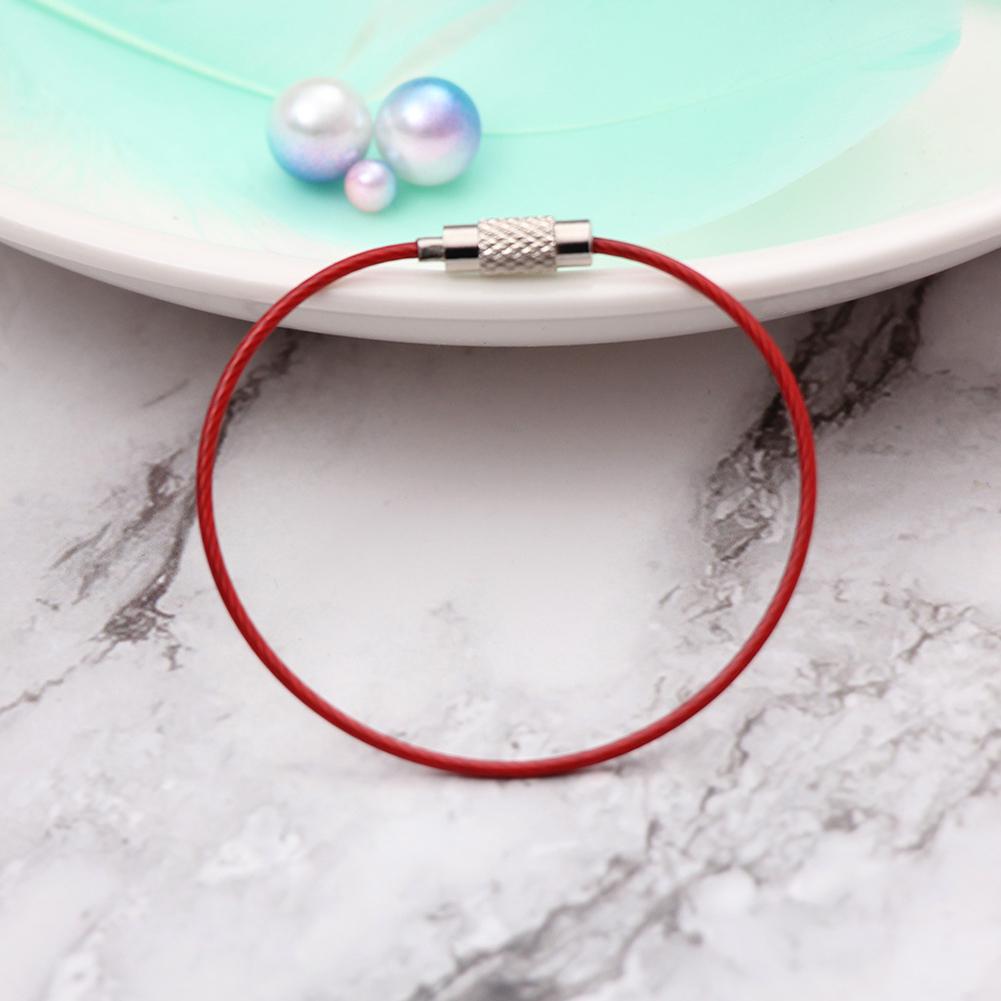 Colorful Screw Locking Stainless Steel Wire Car Ke... – Vicedeal