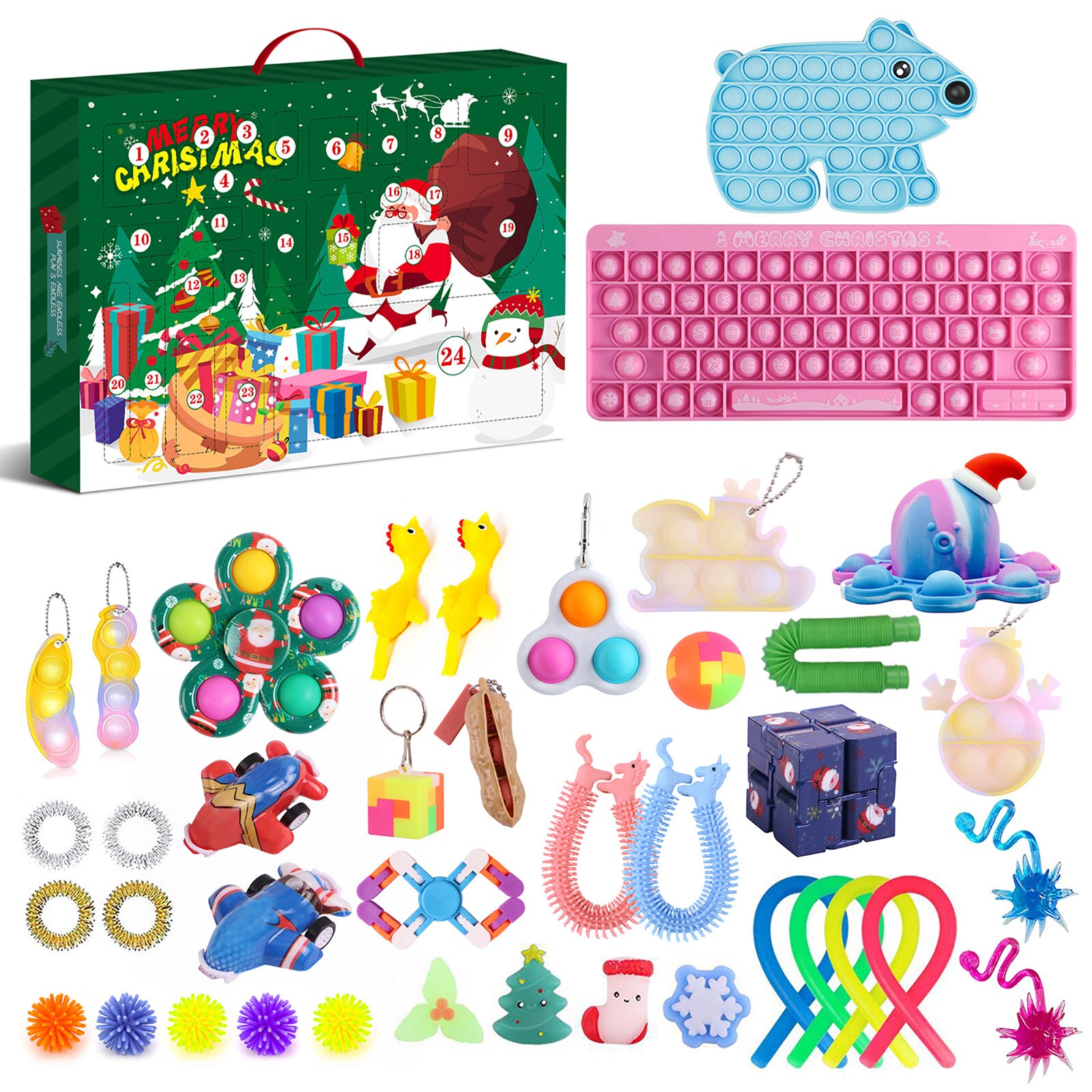 Fidget Advent Calendars for Girls Boys Kids Christ... – Vicedeal