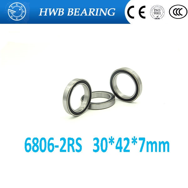 2Pcs 6806-2RS 6806RS 6806rs 6806 rs Deep Groove Ba... – Grandado