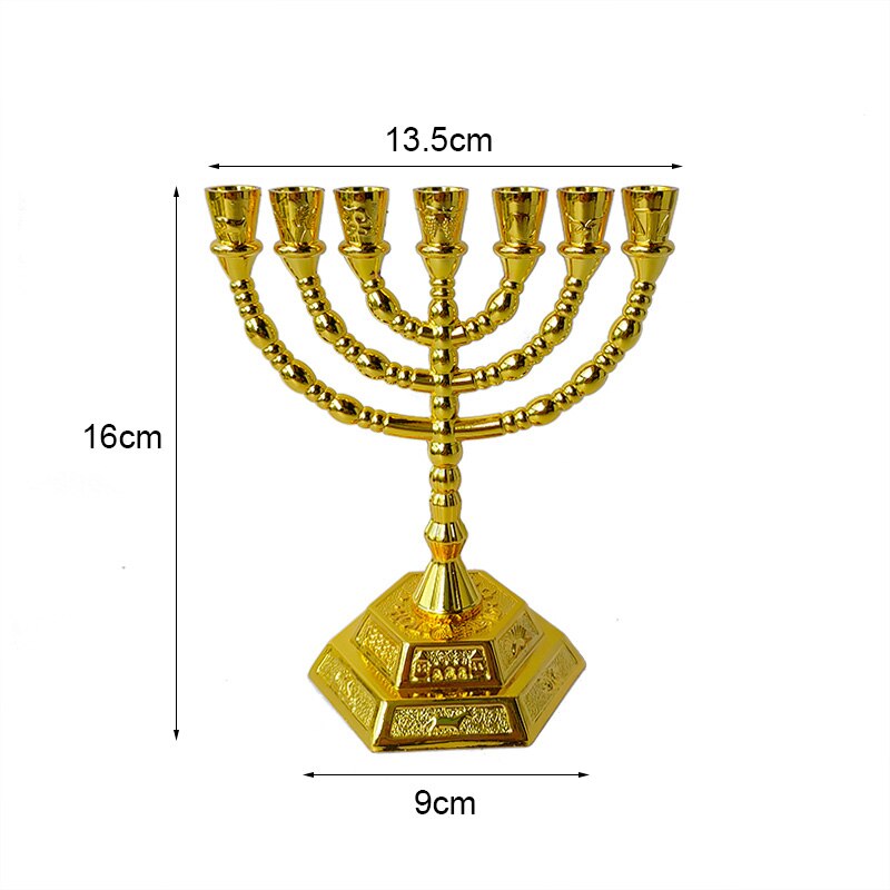 Christian Menorah Kandelaars Religies Chanoeka 7 T... – Grandado