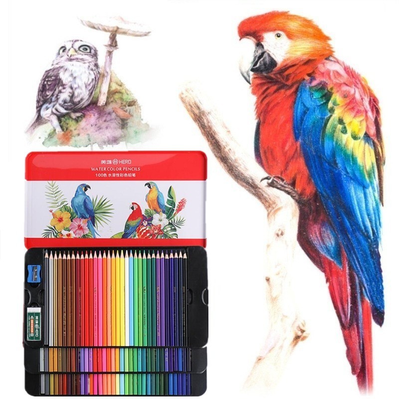 100 Colors Watercolor Pencils Art Supplies Colored... – Grandado