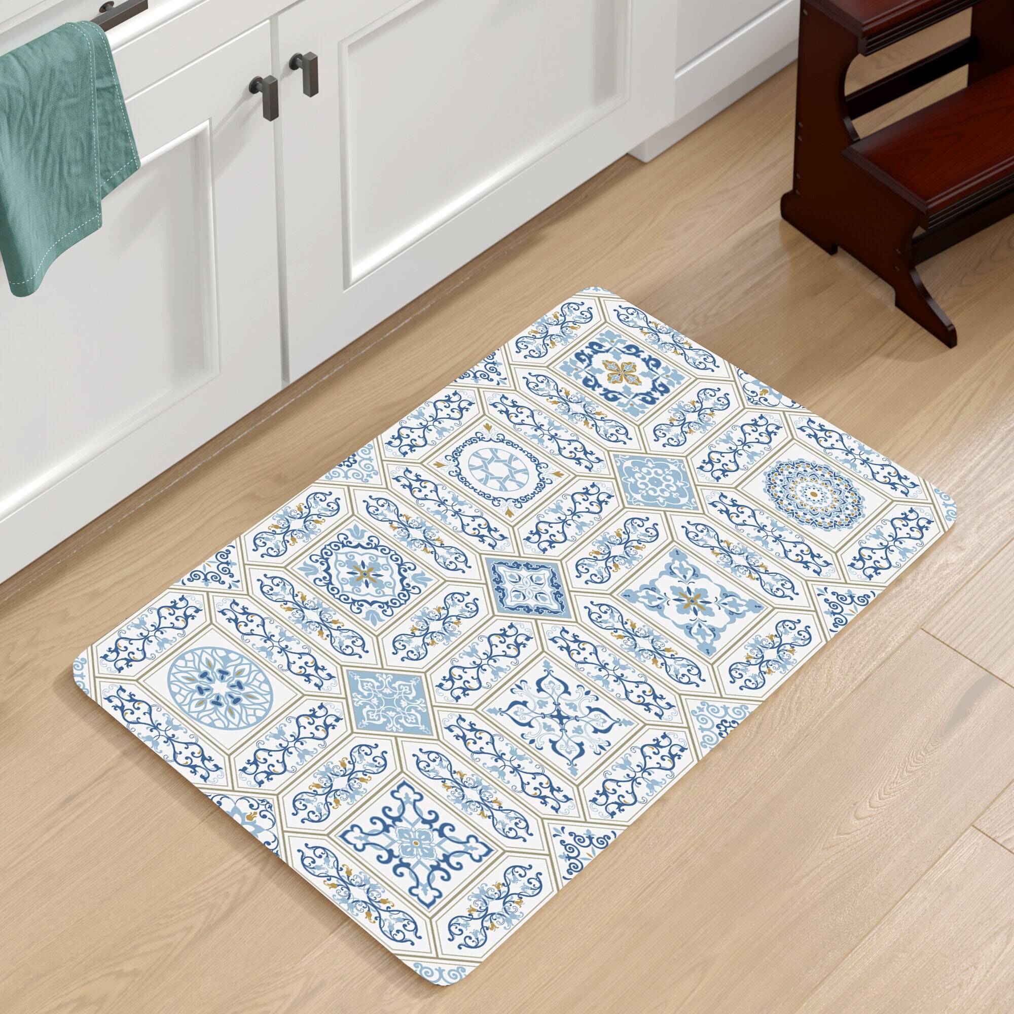 Bohemian Kitchen Mat Carpets Boho Anti-Slip Door M... – Grandado