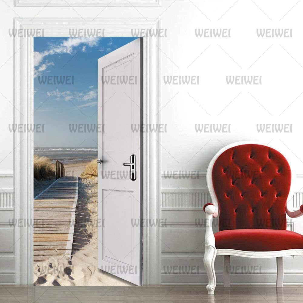 Outside The World Door Decals Home Decoration Bedr... – Vicedeal
