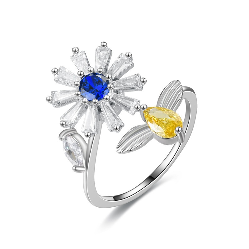 Titanium Stainless Steel Ring For Women Rotate Rot... – Grandado
